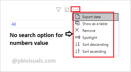How to add a Search Box to a Slicer in Power BI - PBI Visuals