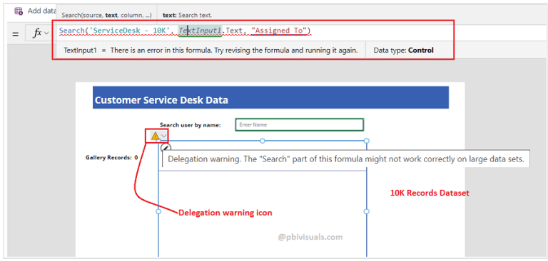 Power Apps Delegation - Learn BI