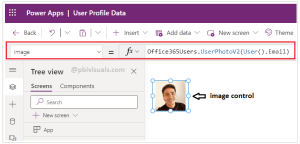Power Apps Get Current User Details - Office 365 Users
