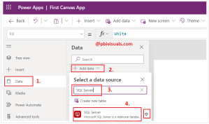 Connect to SQL Server from Power Apps - Learn BI